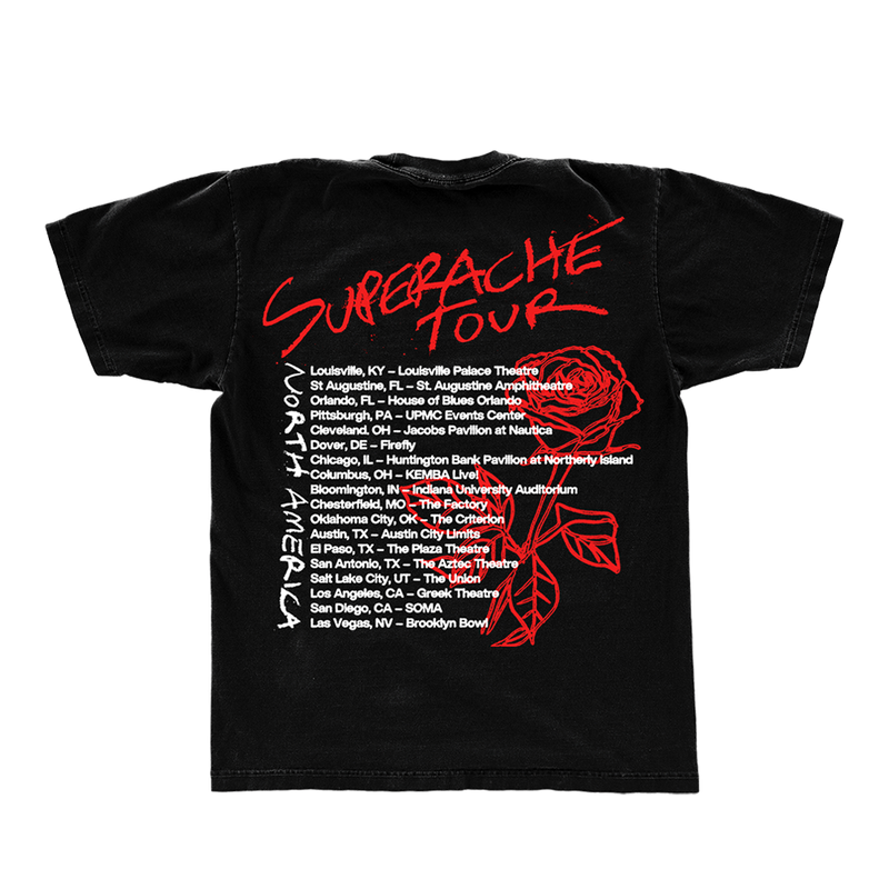 CONAN GRAY 2022 SUPERACHE TOUR TEE - NA - Conan Gray Official Store